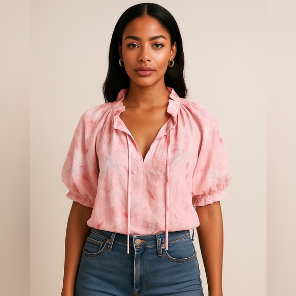 Tops | 393 Elegant Pink Womens Top | Poshmark